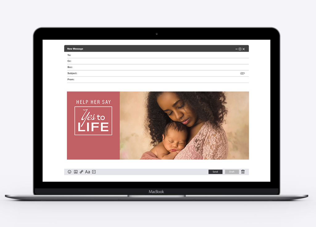 Respect Life - Email Message and Header | Choose Life Express
